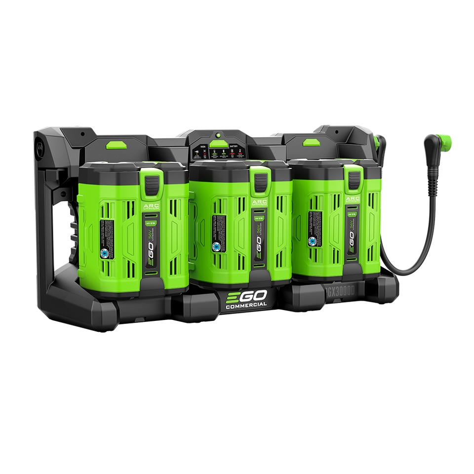PGX™ Commercial Charging 3-Port Dock | EGO (PGX3000D) | EGO Commercial